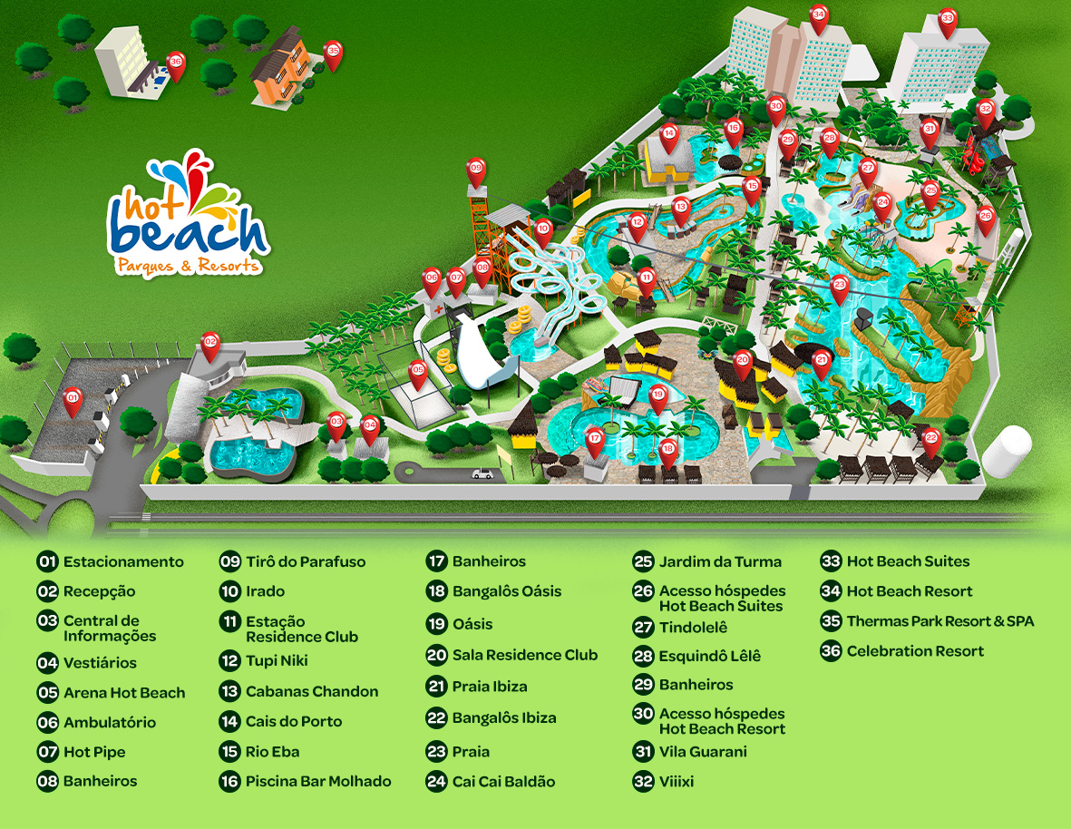 Parques | Hot Beach Parques & Resorts
